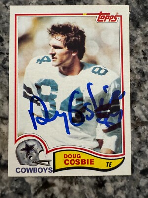 Doug Cosbie Signed DALLAS COWBOYS Card 1982 Topps | eBay