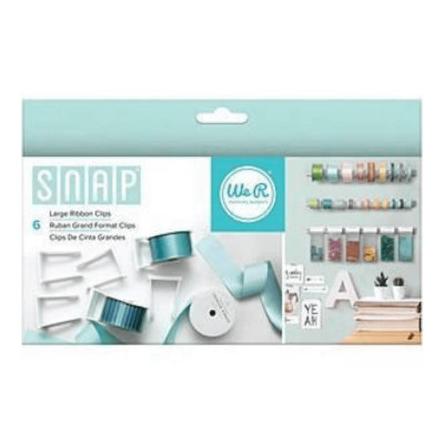 We R Memory Keepers Snap Storage Ribbon Clips 6/Pkg-Large | eBay