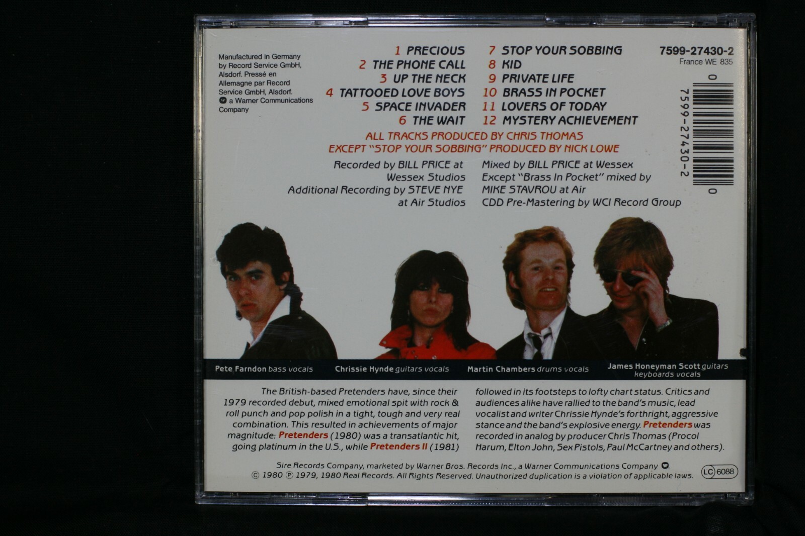 Pretenders ‎– Pretenders - CD (C885) | eBay