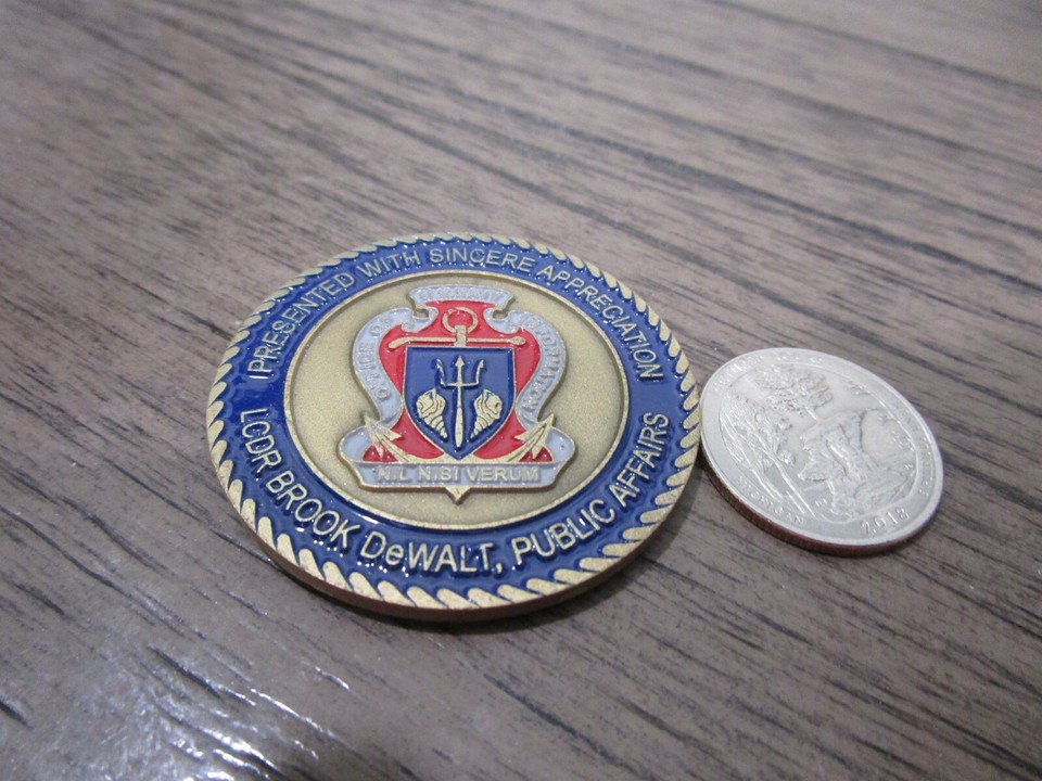 Office of United States Navy Information Commanders Challenge Coin ...