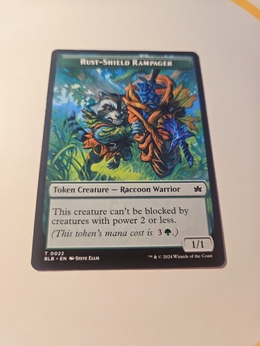 x1 Rust-Shield Rampager TBLB Bloomburrow MTG 22 TOKEN M/NM 1x | eBay