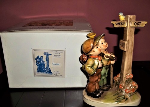 Hummel "Crossroads "HUM #331~Halt Sign Up~TMK 7~6 3/4" T~Paper Label ...