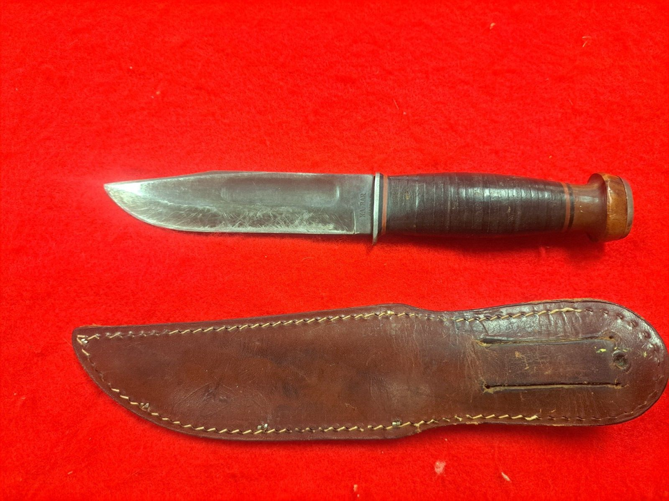 WWII KA-BAR, Mark 1 Fighting knife with rare wood pomel | eBay