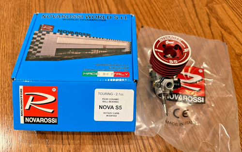 Novarossi Gimar S12 Rotary Carb SG Shaft Ceramic .12 5 Port Touring Car ...