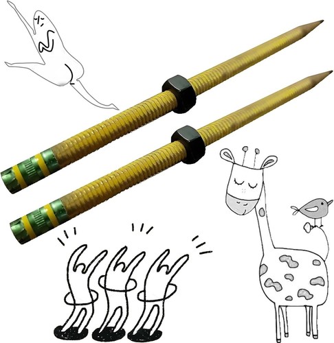 5 Pieces Pencil Silent Fidget Writing Pens Kids\ Adult Stress Sensory ...