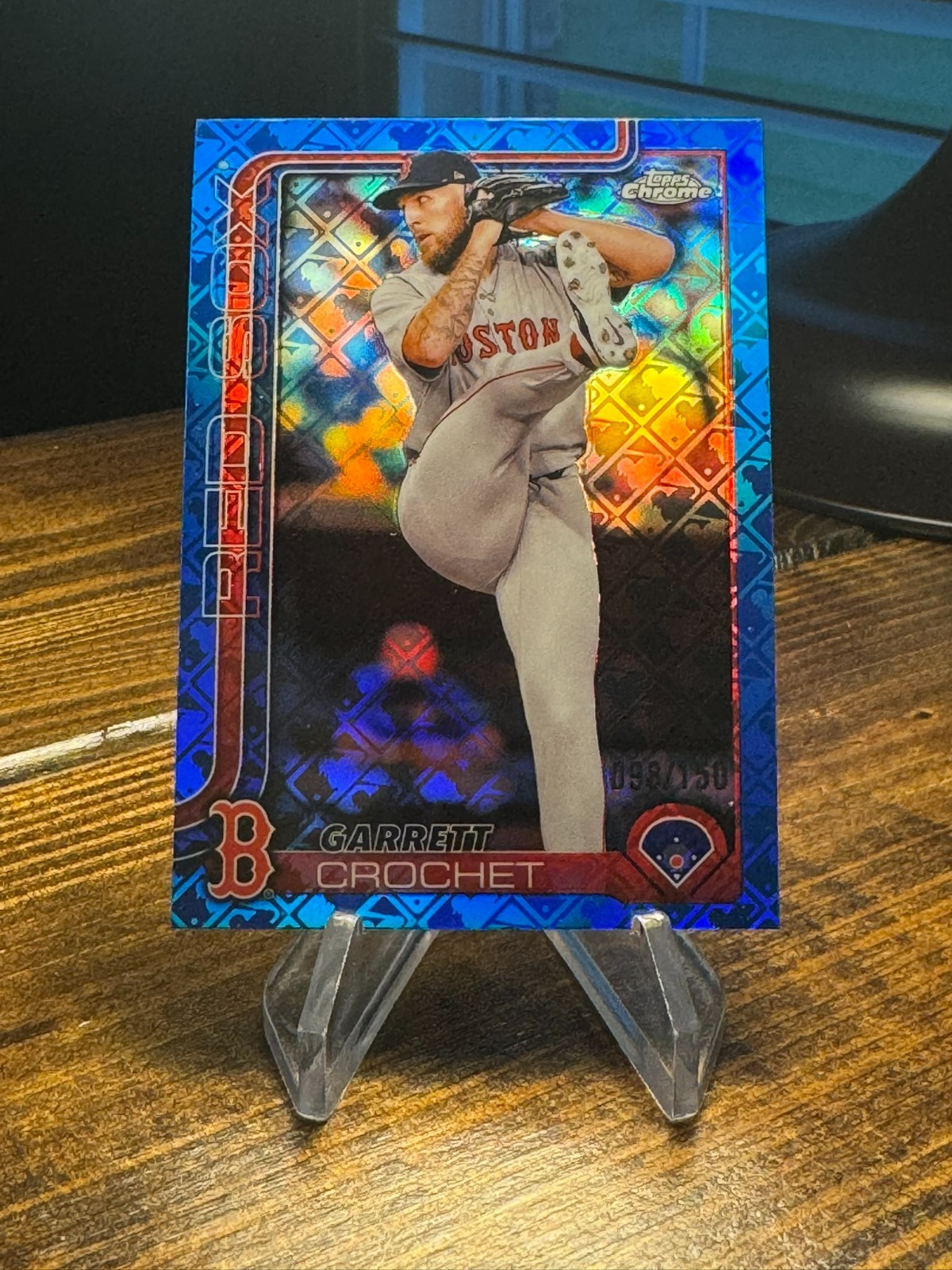 Garrett Crochet 2025 Topps Chrome Logofractor Edition #264 Red ...