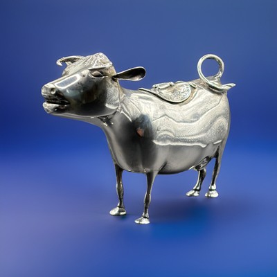Sterling Silver Cow Creamer Hallmarks VB, Lion Passant, a X London ...