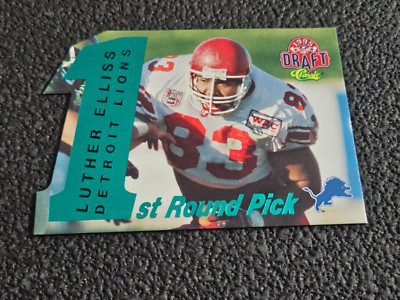 1995 Classic NFL Draft 1st Round Picks Sample /4500 Luther Elliss #20 ...