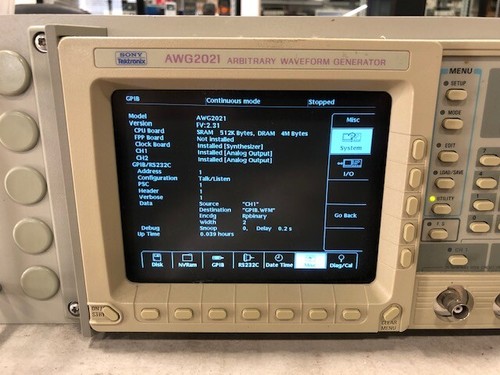 Tektronix AWG2021 Arbitrary Waveform Generator with option 02-1R with ...