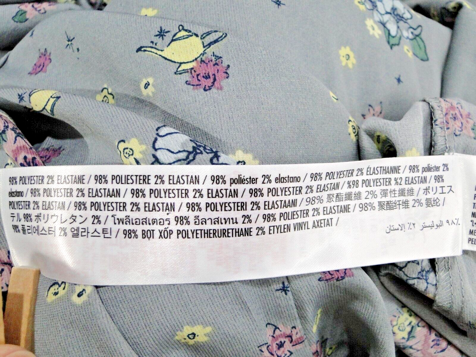 Disney Jasmine Aladdin Gray Dress Princess Cottagecore Size 3X Smocked ...