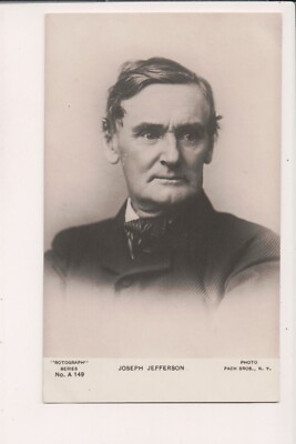 Vintage Postcard Joseph Jefferson Comedic & Dramatic American actor. | eBay