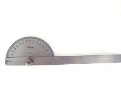 Vintage Machinist Protractor, No 18 General Hardware Mfg. Co., New York ...