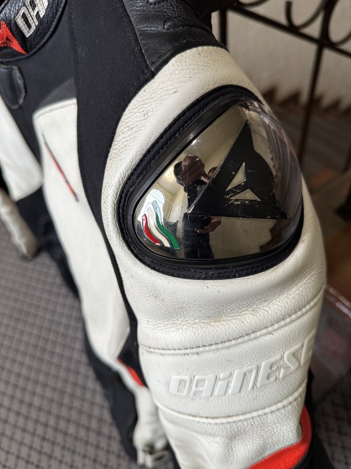 Dainese Super Rider Top Tier Leather Motorcycle Racing Track Day Jacket ...