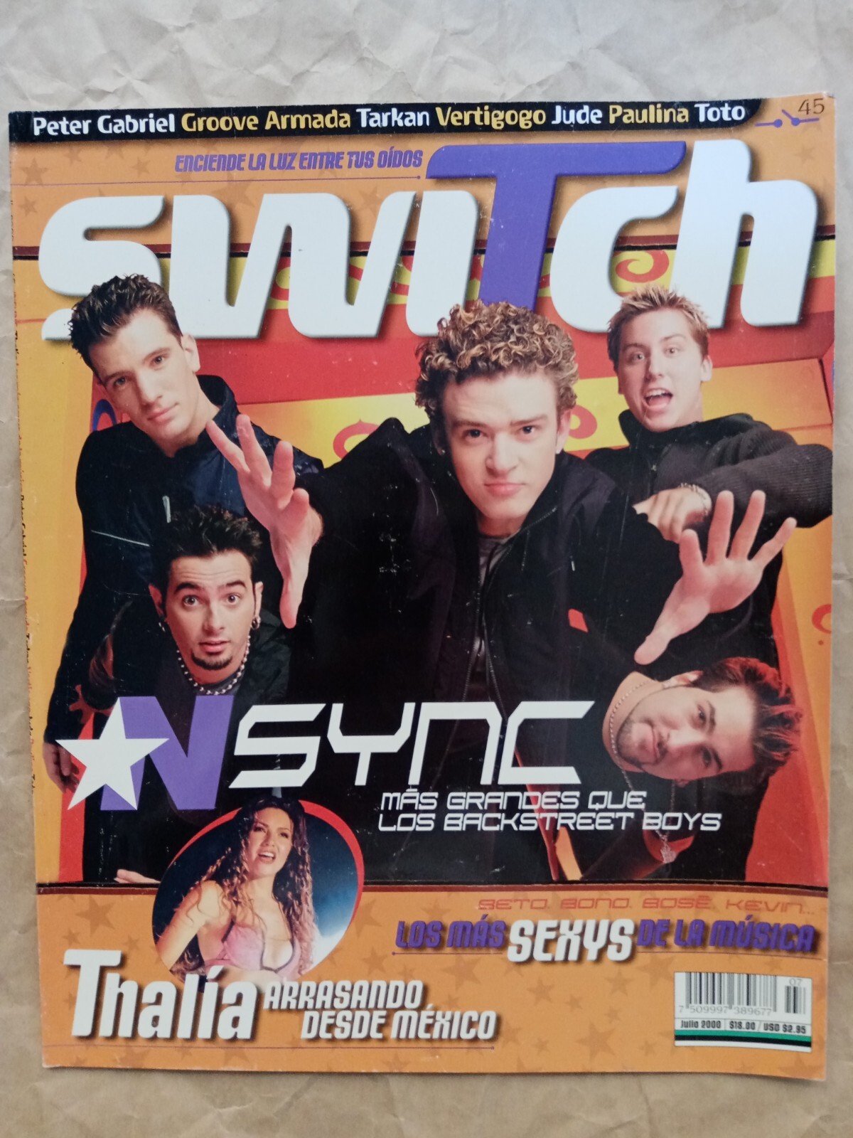 NSYNC SWITCH MEXICAN MAGAZINE MEXICO SPANISH JULY 2000 | eBay