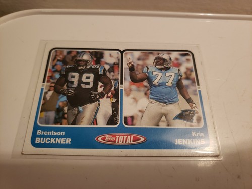 2003 Topps Total #374 Brentson Buckner & Kris Jenkins - NFL | eBay
