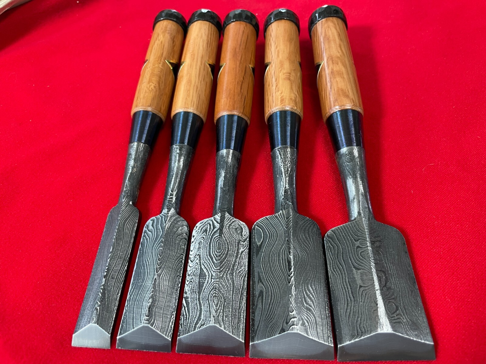 Japanese chisel dovetail chise Shinogi nomi 鎬鑿 Mokume 10Set 羽生康 | eBay