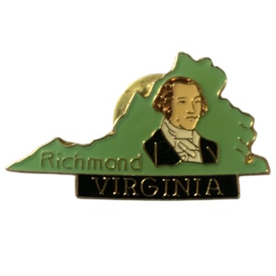 Richmond Virginia George Washington Travel Souvenir Pin | eBay