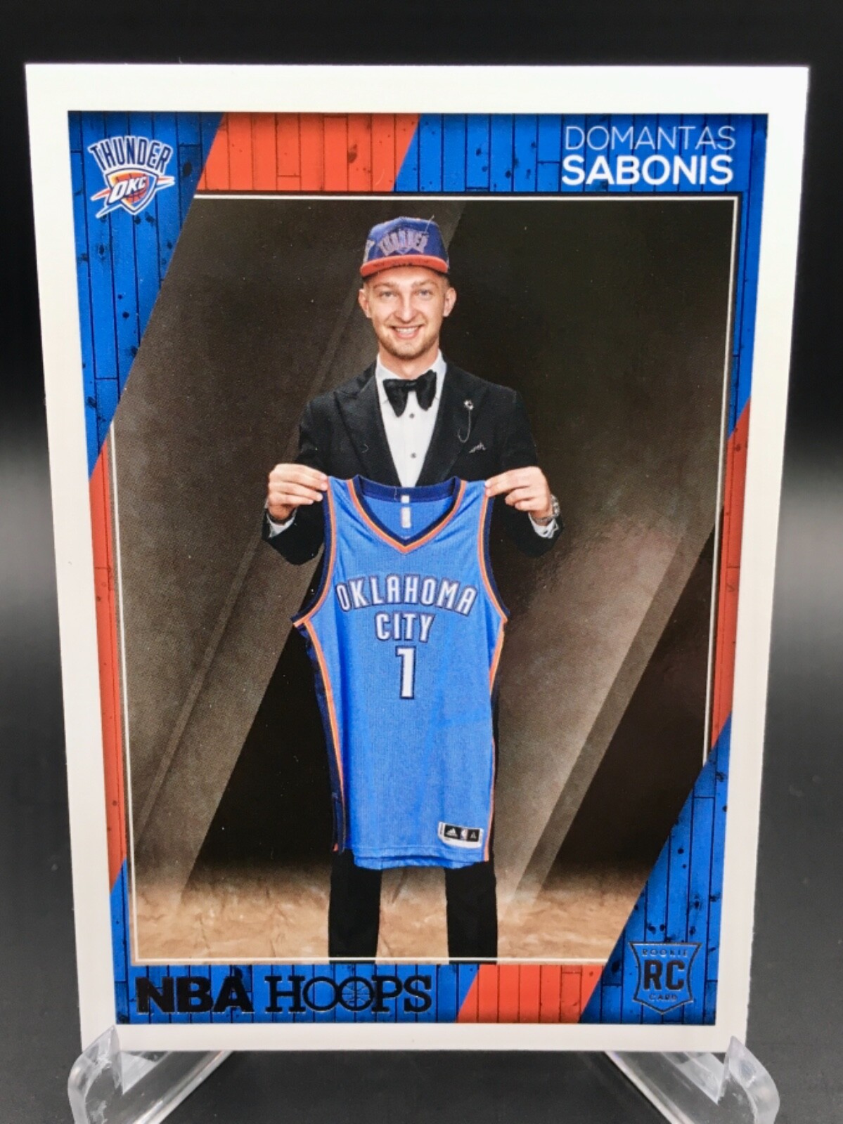 2016 NBA Hoops Domantas Sabonis Rookie Card #271 RC OKC Thunder | eBay