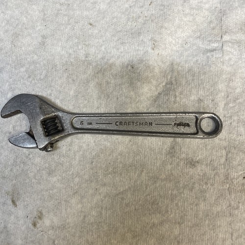 Craftsman 6'' Adjustable Wrench USA | eBay