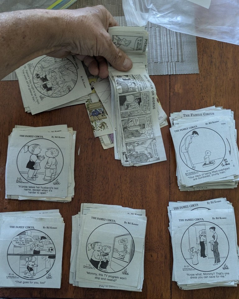 Lot Over 400 Vintage Cut Out Newspaper Comic Strips | eBay