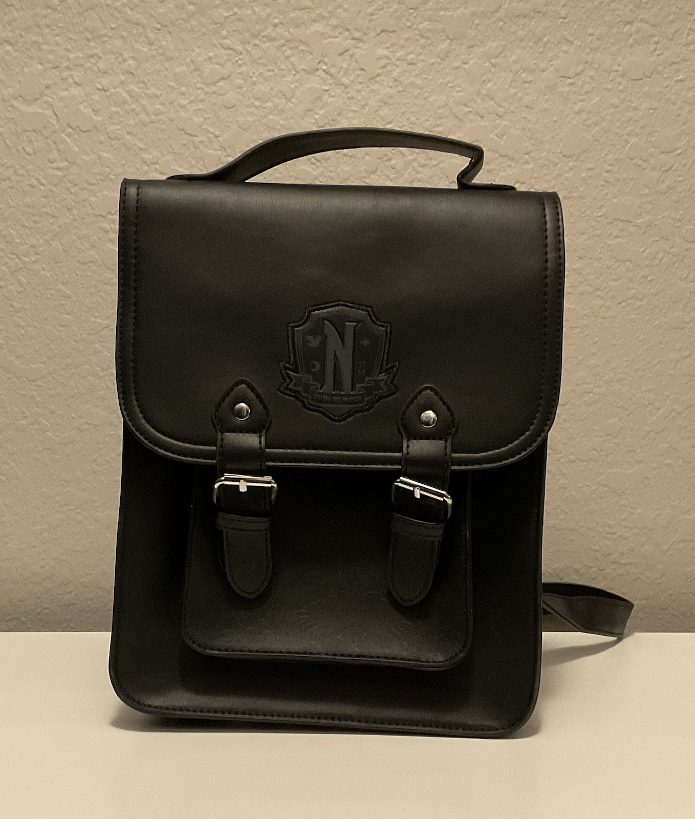 Wednesday Addams Family Mini Backpack Black, Nevermor… - Gem