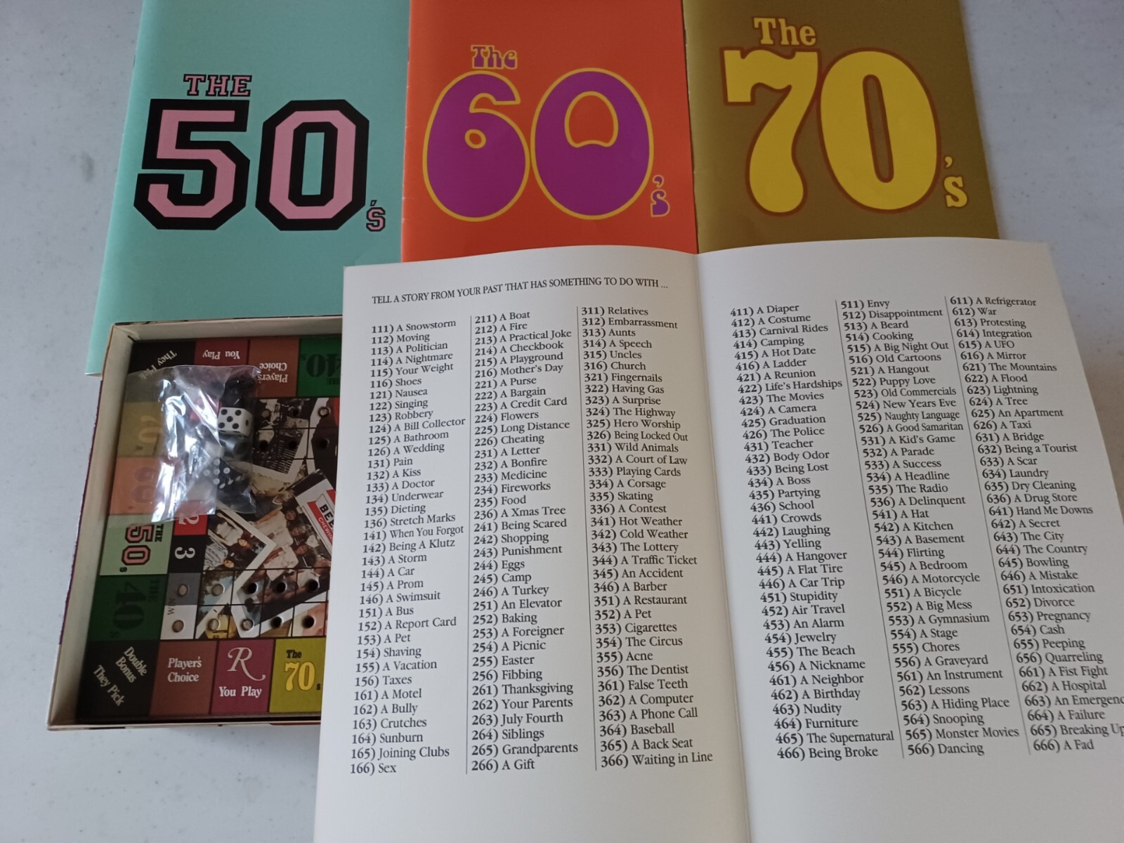 Reminiscing Party Game For People Over Thirty Remembering new condition ...