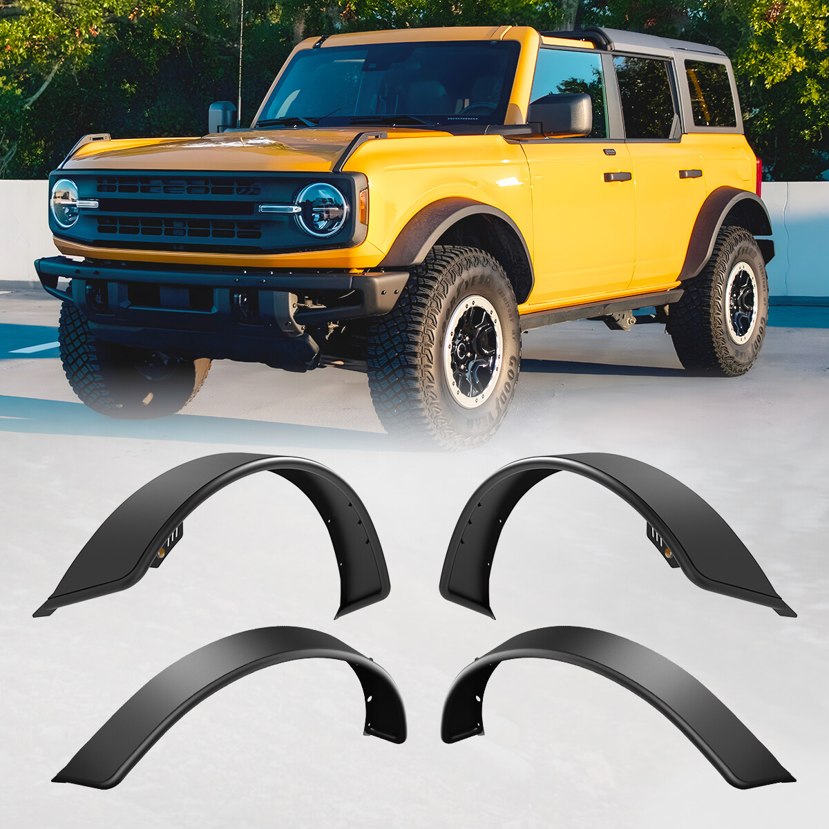 Metal Fender Flares Bronco Ii