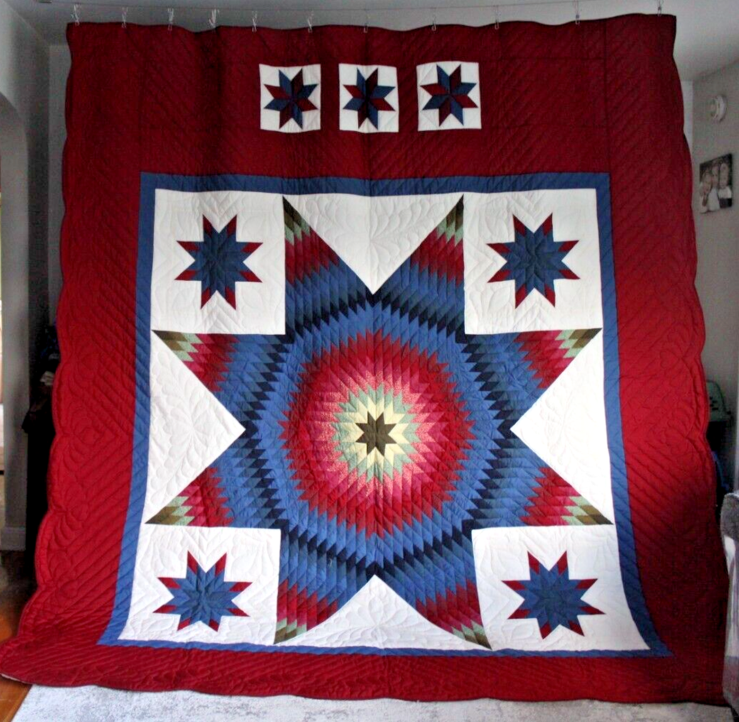Handmade Amish Quilts From Lancaster Amish Quilt Auction – Carriage