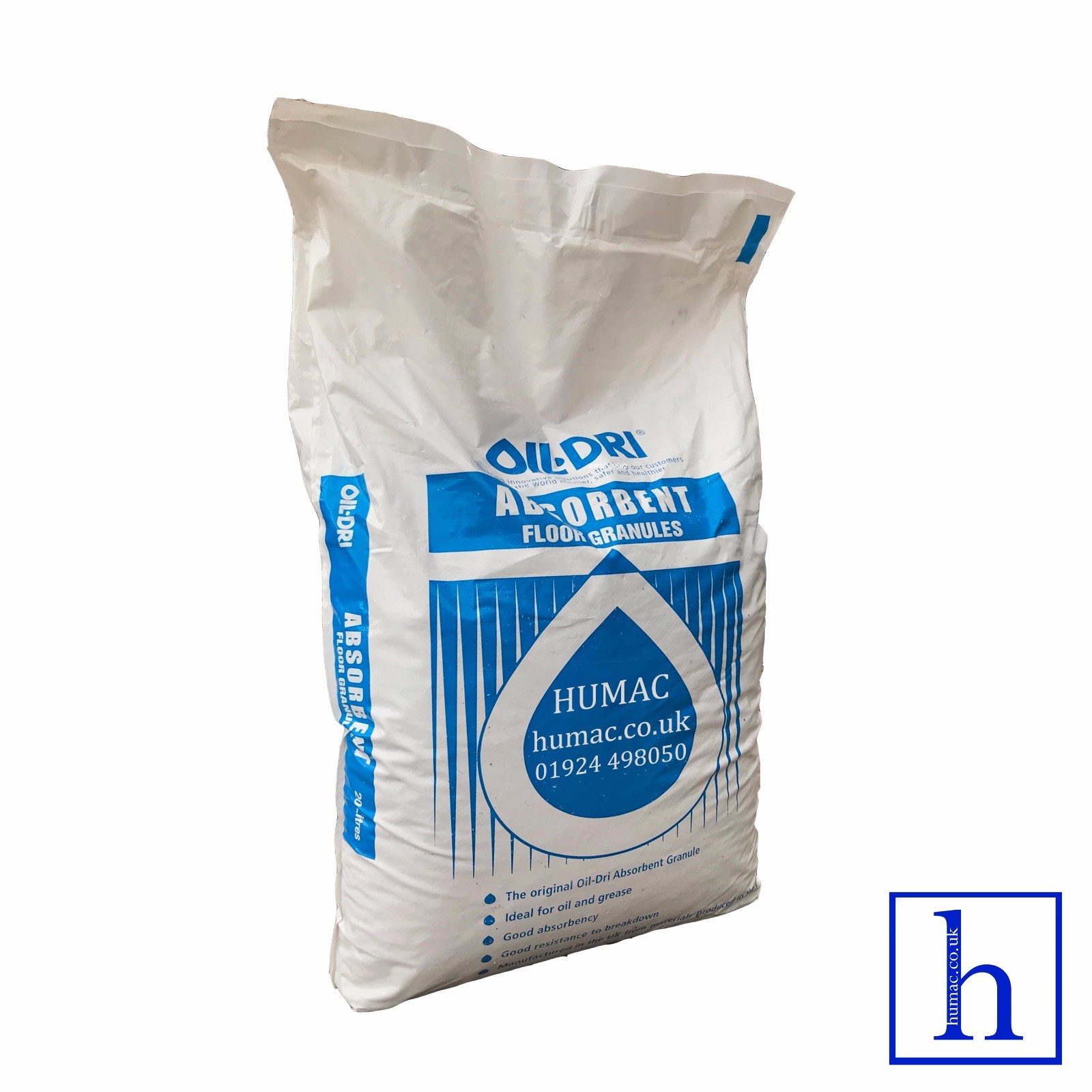 OIL DRI Absorbent Spillage Granules Oil Dry Grease 20 Litres 20KG ...