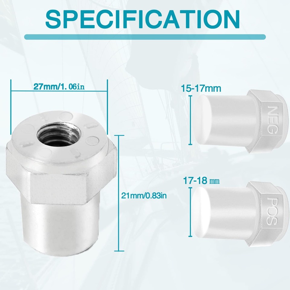 Car Battery Post Adapter 4Pcs Side Post to Top Post Battery Adapter ...