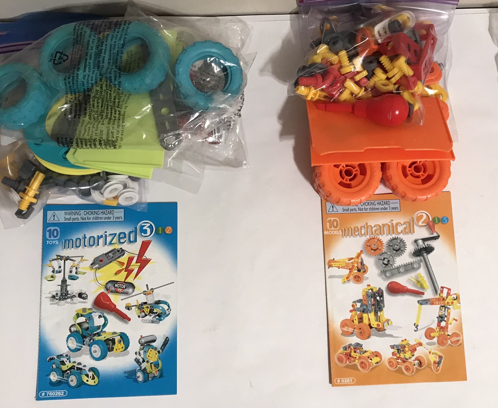 Lot Of 4 Sets Meccano Motorized Mechanical Build & Play Complete ...