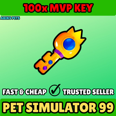100x MVP Key - Pet Simulator 99 PS99 ⭐️ Cheap And Fast | eBay