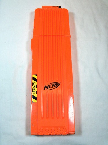 Nerf N-Strike Elite 18 Dart Round Clip Mag Magazine - 2009 Solid Orange ...