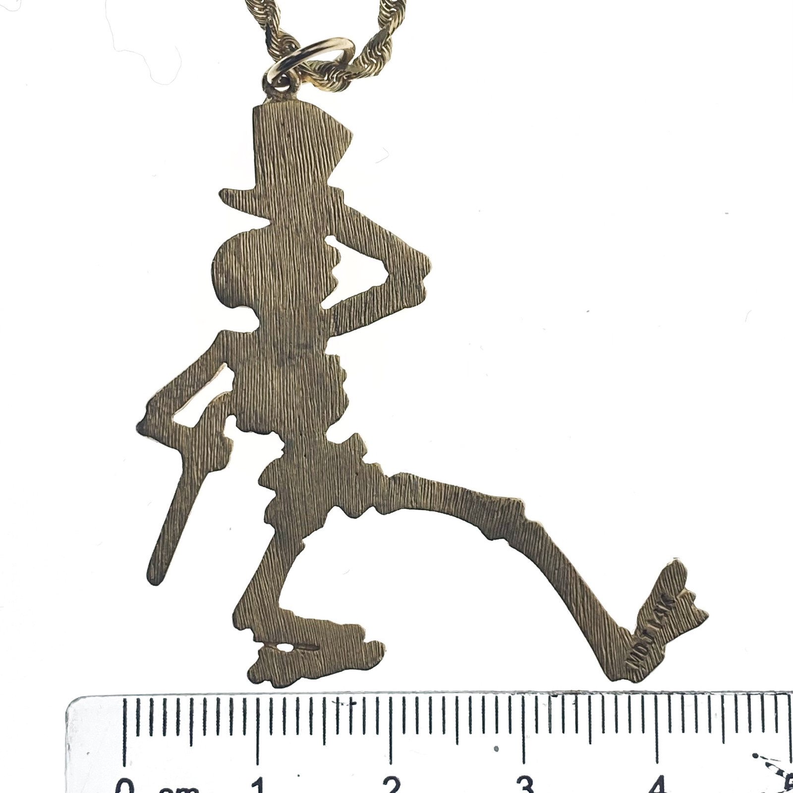 Grateful Dead Dancing Skeleton 14k Gold Pendant & Chain | eBay