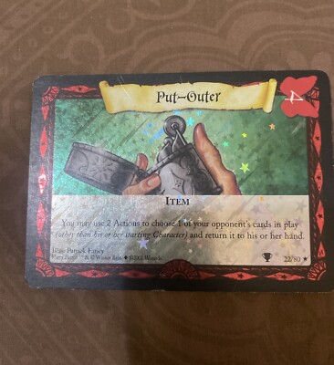 Harry Potter Trading Card Game Put-Outer #22 Rare Item Foil USED TCG 22 ...