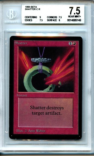 MTG Beta Shatter BGS 7.5 NM-MT card Magic Amricons 5148 | eBay