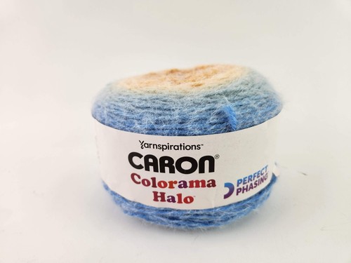 Caron Colorama Halo Yarn Amber Ocean 8oz 227g Beach Pastel Colors NEW ...