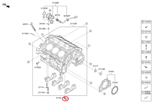 GENUINE NEW JET ASSY-OIL SUITS KIA CARNIVAL 12.2014-10.2020 3.3L PETROL ...