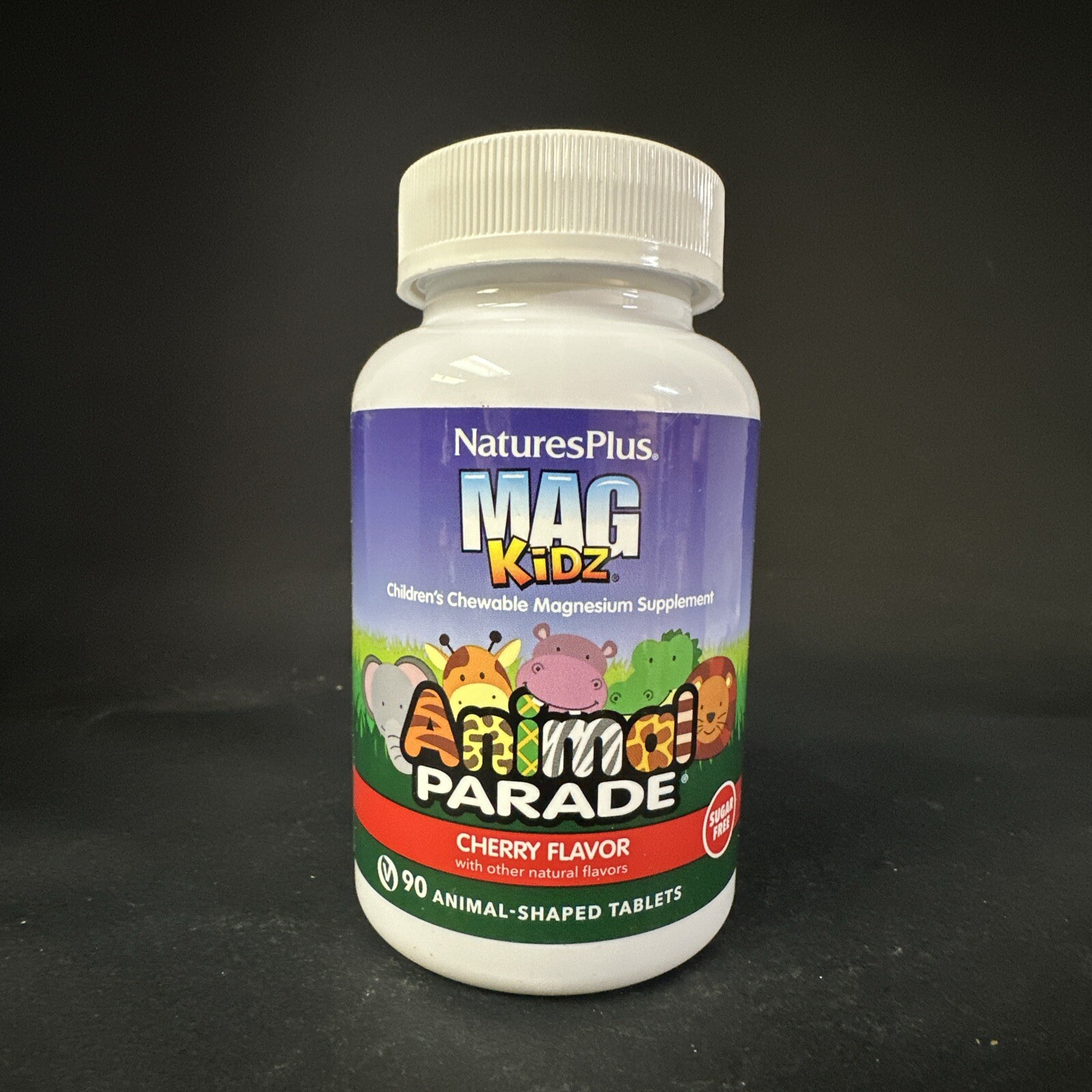 Nature's Plus Animal Parade Mag Kidz - Cherry Flavor 100 MG 90 Chwbls ...