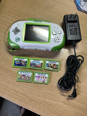 Leapfrog Leapster Explorer 39100 Learning Handheld Game System With 5 ...