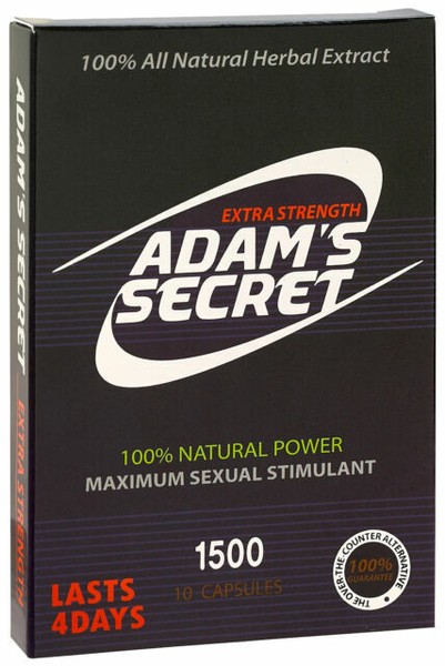 X4 Adam's Secret Male Enhancer Pill Fast Acting Natural Men Enhancement ...