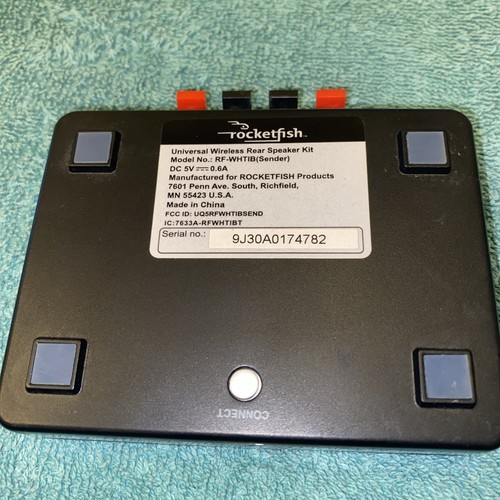 Rocketfish RF-WHTIB Receiver Wireless Rear Speaker Kit, Transmitter ...