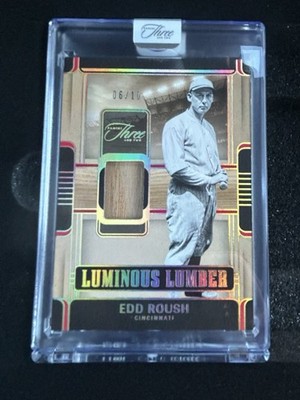 2025 Panini Three and Two Luminous Lumber Edd Roush Bat Relic 6/10 | eBay