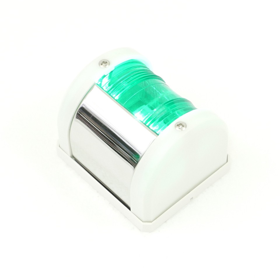 Green Starboard LED Navigation Light MidiNav Range for boats up to 12m ...