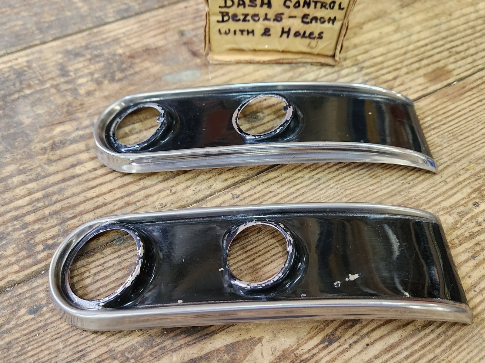 1953 Ford Crestline Customline Interior Dash Controls Bezel Finish ...