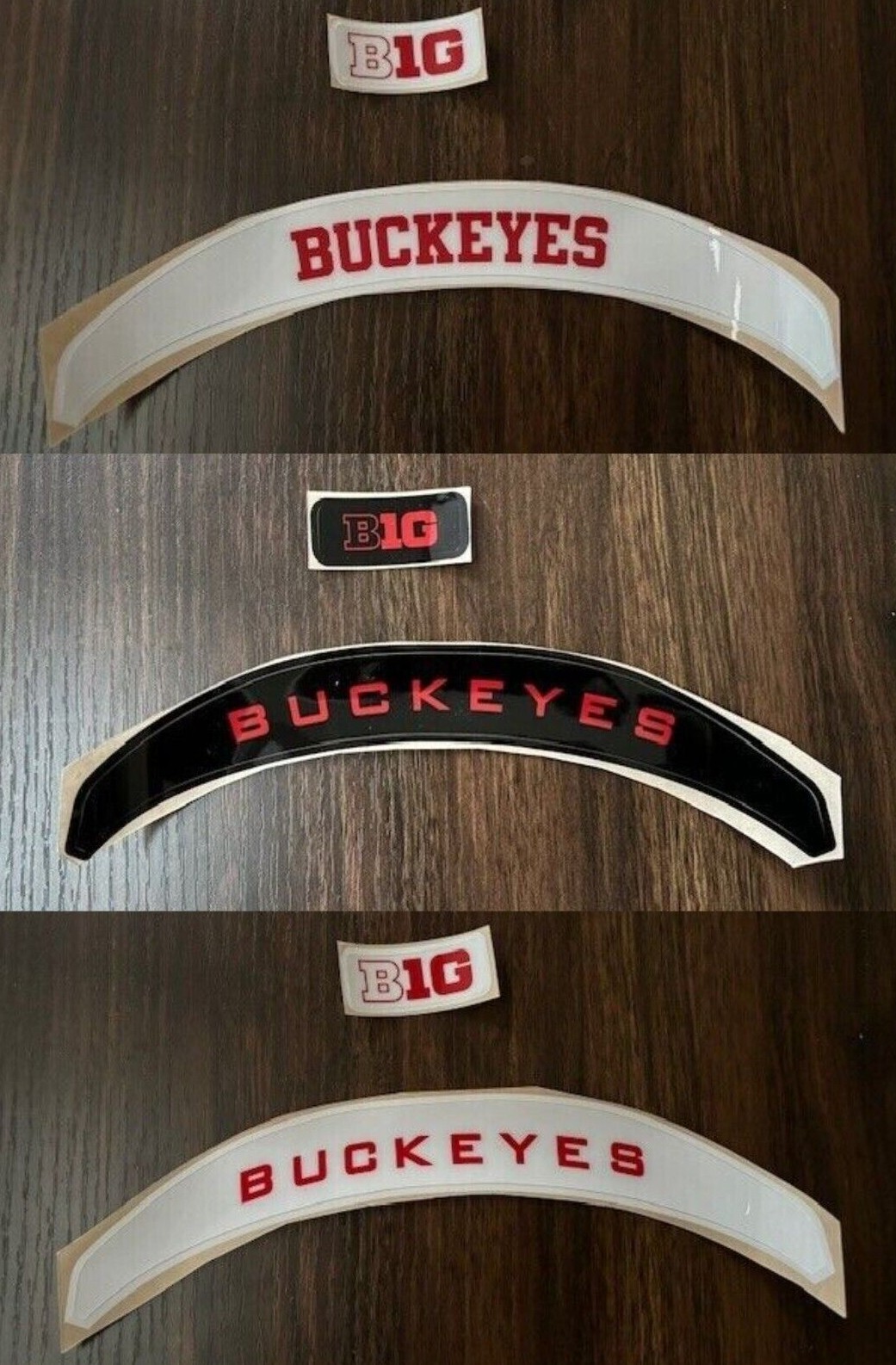 Buckeyes Bumper Decals Riddell Speed Full Size Football Helmet 20mil | eBay