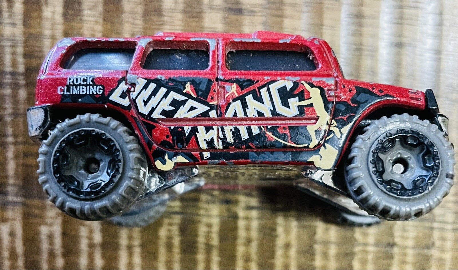 Vintage 2003 Hot Wheels Hummer Rockster Over Hang Red SUV 1:64 Diecast ...