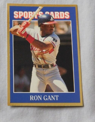 1992 Sports Card News #58 Ron Gant Atlanta Braves Baseball Card | eBay