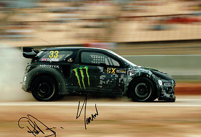 Liam & Pat DORAN Double Signed 12x8 Photo Autograph +RD COA Rallycross ...