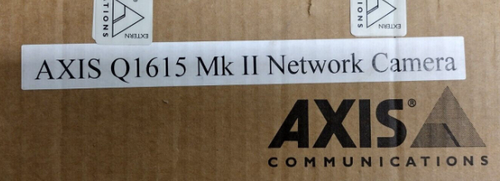 Axis Q1615 Mk II Indoor/Outdoor Netowork Security Camera System - White ...